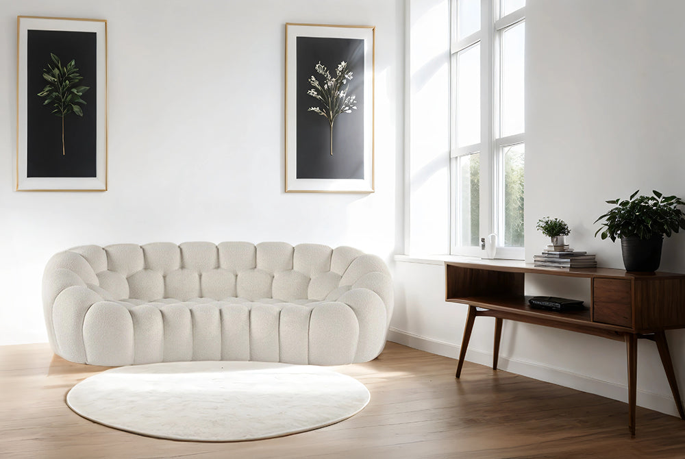The Boucle Sofa Trend: Make a Design Statement with Eurus Concept